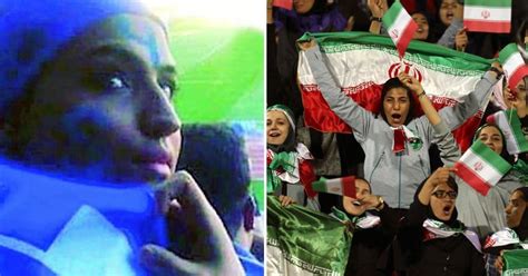 Blue Girl The Iranian Fan Who Set Herself On Fire After Being Denied