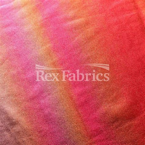 Ombre Stretch Hologram Fabric Nylon Spandex Rex Fabrics