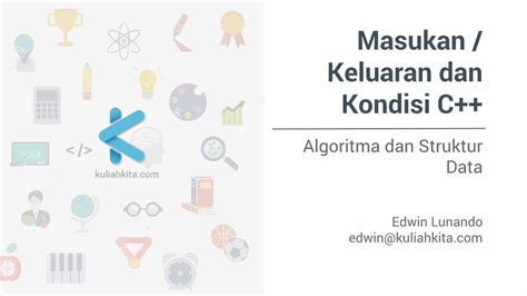 Pdf Algoritma Dan Struktur Data Inputoutput Dan Kondisi Dokumentips