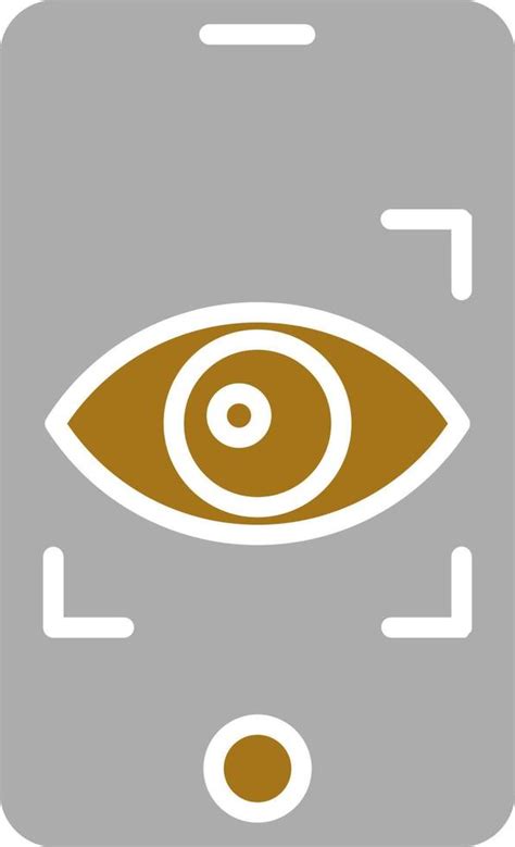 Mobile Retina Scan Vector Icon Style 22485496 Vector Art At Vecteezy