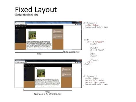 Approaches To Css Layout