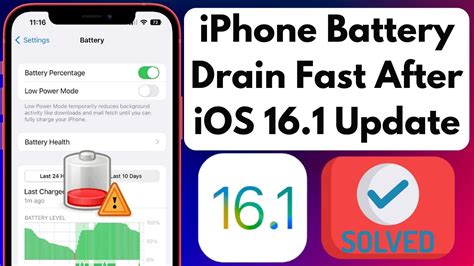 How To Fix Ios 161 Battery Draining Fast Iphone Battery Draining