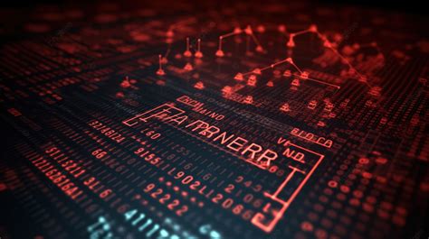 Binary Code With Warning Sign A 3d Illustration Of Impending Danger