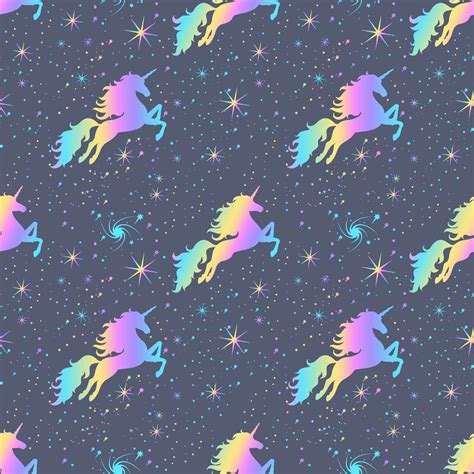 Unicorns And Stars Seamless Pattern 4153962 Vector Art At Vecteezy