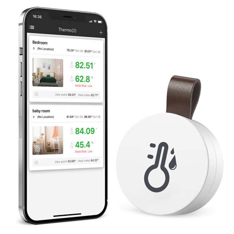 Brifit Bluetooth Thermometer Hygrometer Indoor Thermo Hygrometer With