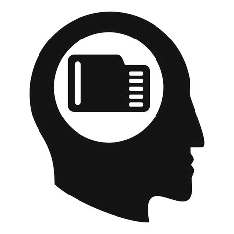 Premium Vector Think Care Lost Icon Simple Vector Memory Science