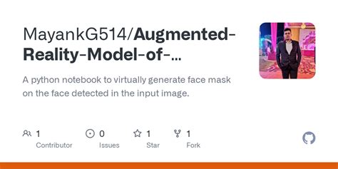 Augmented Reality Model Of Virtualisation Of Face Mask Superimposemaskonfaceipynb At Main