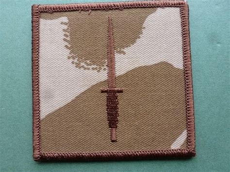 3 Commando Brigade Trf Cloth Black On Desert British Military Badges