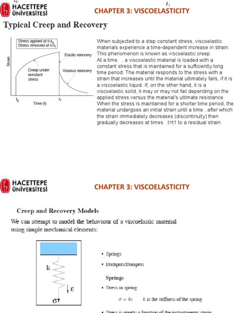 Chapter 3 Viscoelasticity Pdf Viscoelasticity Elasticity Physics