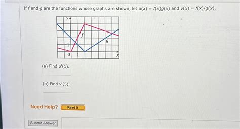 solved if f ﻿and g ﻿are the functions whose graphs are
