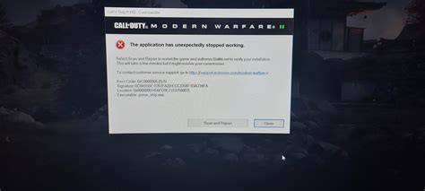 Game Ship Exe Crash In Cutscene Updated Driver And Reinstalled The Game Any Clue R Warzone