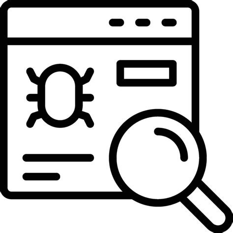 Bug Report Icon Bug Finder Icon Vector Art At Vecteezy
