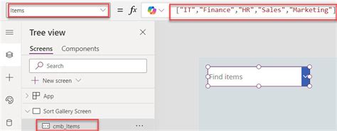 How To Use The Power Apps Combo Box Control