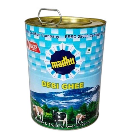 L Madhu Desi Ghee Tin At Tin In Nirmand ID