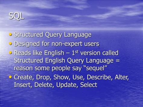 Ppt Introduction To Mysql Sql Powerpoint Presentation Free Download Id