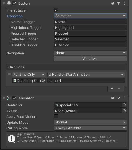 Scale Ui Button With Script Questions And Answers Unity Discussions