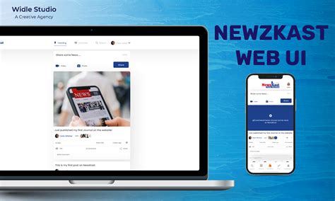 NewzKast Web UI Figma