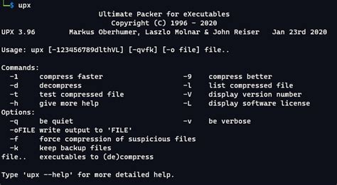 Identifying Upx Packed Elf Decompressing Fixing And Analysing Linux