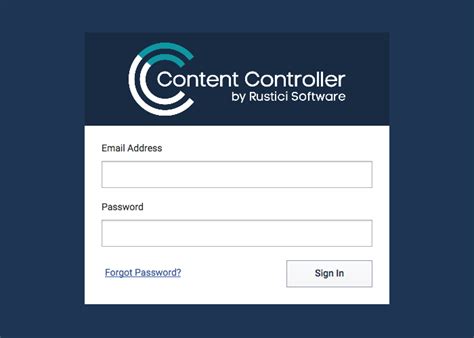 Getting Started · Content Controller V21 Users Guide