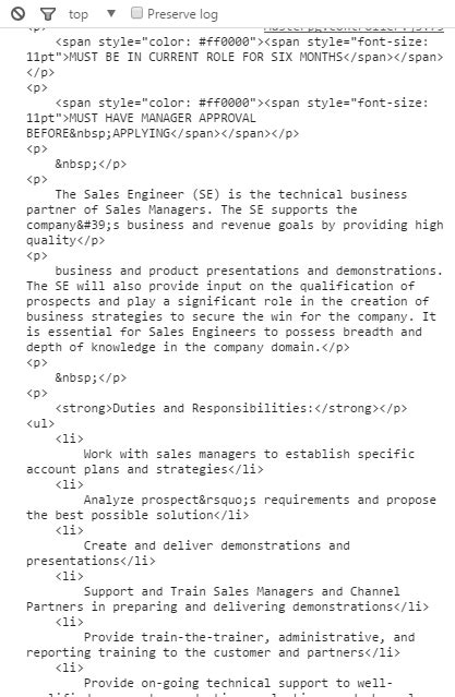 Solved How To Convert The Odata Field Value From Html For Sap