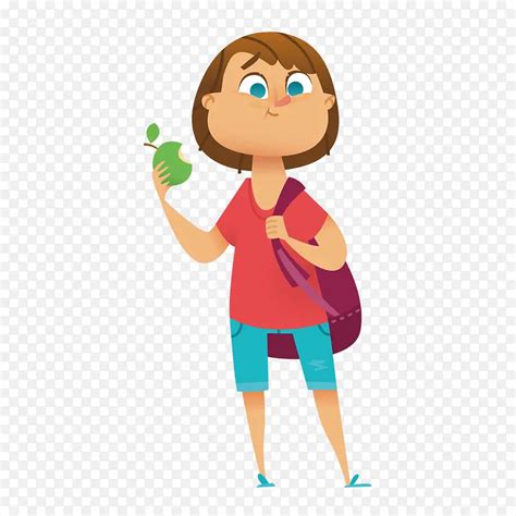 吃苹果的女孩设计矢量图png图片素材下载图片编号qmvzgpey 免抠素材网