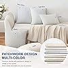 Amazon MIULEE Khaki And Beige Patchwork Farmhouse Pillow Covers
