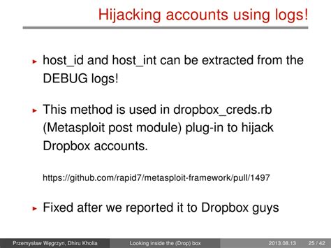 Looking Inside The Drop Box Slide 25 Usenix Woot 13