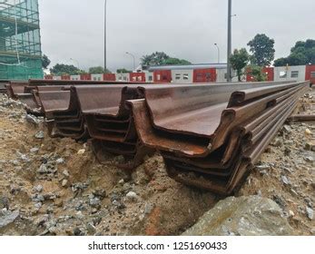 Stack Sheet Piles Sheet Piles Sections Stock Photo Edit Now