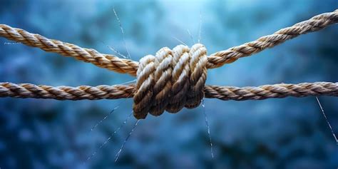 Premium Photo Symbolism Of Frayed Rope Illustrating Feelings Of