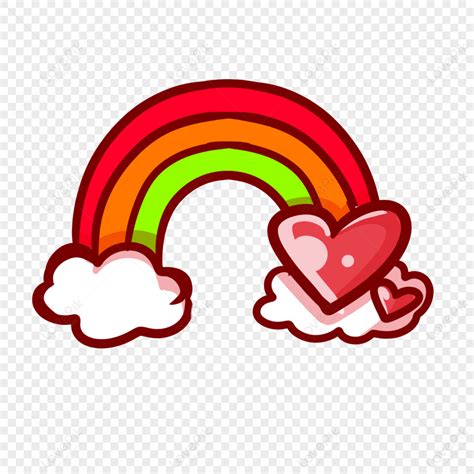 무지개 하트 배경 이미지 사진 및 Png 일러스트 무료 다운로드 Lovepik