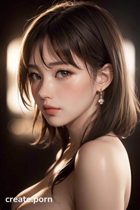 Front View Bangs Professional Photography AI Porn