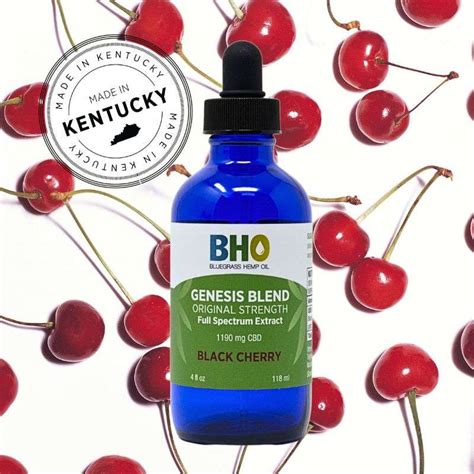 Black Cherry Genesis Blend Full Spectrum Cbd Oil 4 Oz Buy Now