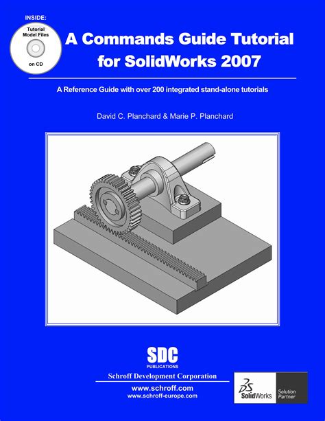 Commands Guide Tutorial For SolidWorks 2007 Book 9781585033324 SDC Publications