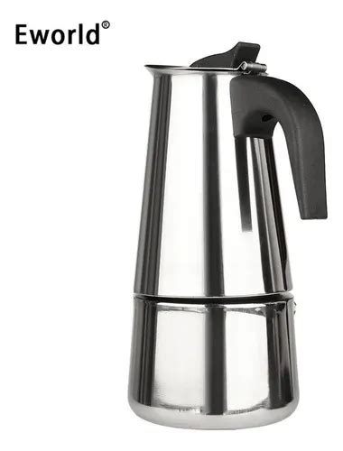 Cafetera Italiana Acero Inoxidable Capacidad Tazas Cuotas sin interés