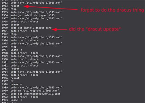 Tracking Hard Freezing On Fedora 36 With The New 12th Gen System