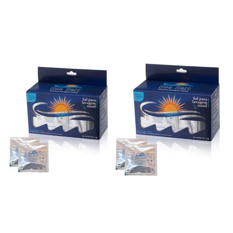 Kit Lavagem Nasal C Unidades de Sal C Sachês Cada Shopee Brasil