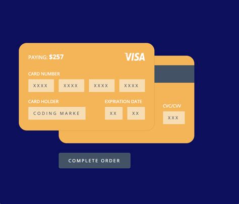 GitHub TheTechology Credit And Debit Card Payment Form UI Design In HTML And CSS Payment Form