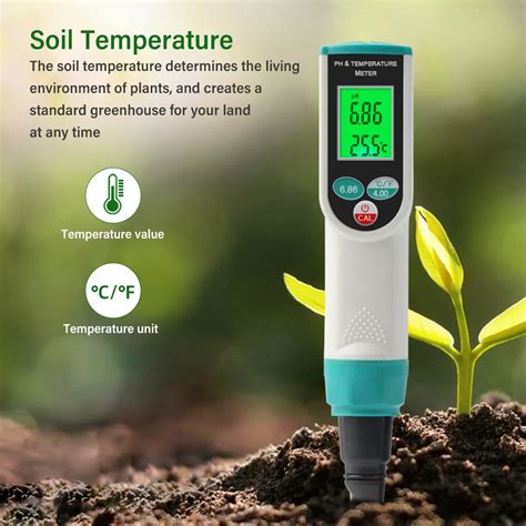 Mesure controle Testeur numérique de PH du sol haute précision 0 00