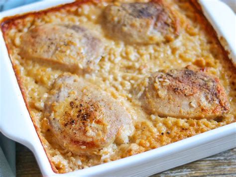 Pork Chop And Cheesy Rice Casserole Recipe