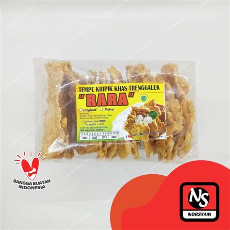 Jual Kripik Tempe Renyah Gurih Jajanan Khas Trenggalek Shopee Indonesia