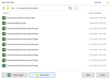 Open From Box Project Plan