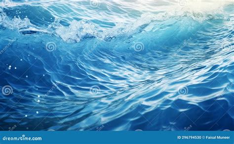 Waves With A Water Droplet Effect Stock Illustration Illustration Of