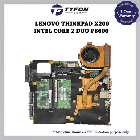 Lenovo Thinkpad X Intel Core Duo P Laptop Motherboard W Refurbished Shopee