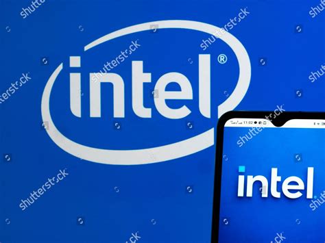 This Photo Illustration Intel Corporation Logo Editorial Stock Photo Stock Image Shutterstock