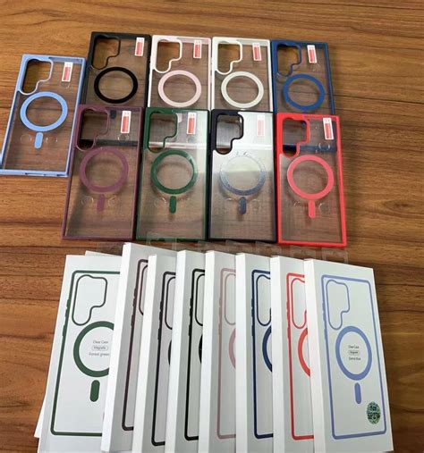 适用三星s25ultra磁吸手机壳s23磨砂亚克力magsafe S24plus保护套 阿里巴巴