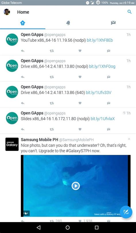 Material Design Twitter App Randroidapps