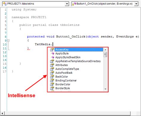 Intellisense