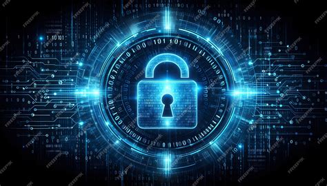 Digital Lock Symbol In Cybersecurity Concept Premium Ai Generated Image