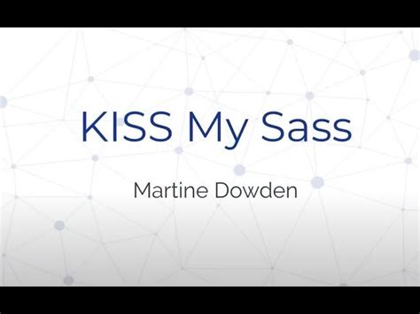 NDC Conferences Talk Kiss My Sass From NDC Conferences Class Central