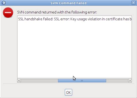 Visualsvn Server Certificate Key Usage Violation